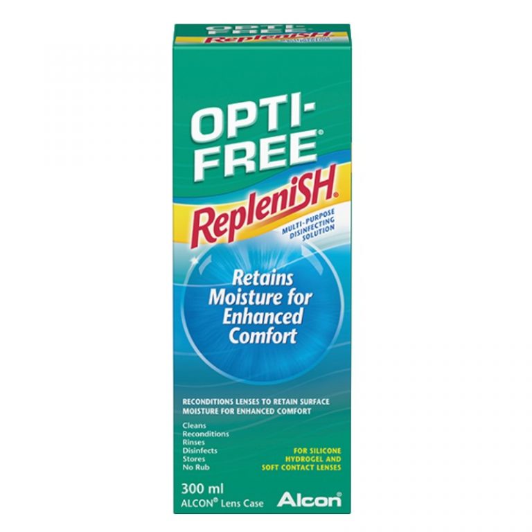 Opti-free replenish lens solution 120 ml/ 300 ml from Alcon – lens.vision
